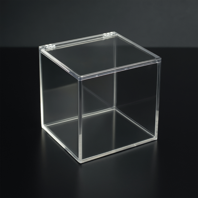 ACRYLIC SQUARE BOX-15X15CM